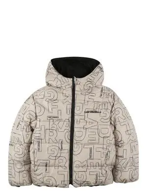 Karl Lagerfeld Reversible Down Jacket - Beige
