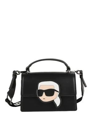 Karl Lagerfeld Handbag With Logo - Black