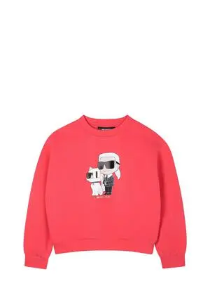 Karl Lagerfeld Logo Sweatshirt - Red