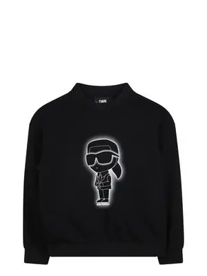 Karl Lagerfeld Logo Sweatshirt - Black
