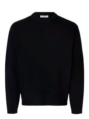 SELECTED Crew Neck Sweater - Blue