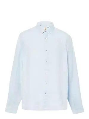 Timberland Mill Brook Embroidered-logo Shirt - Blue