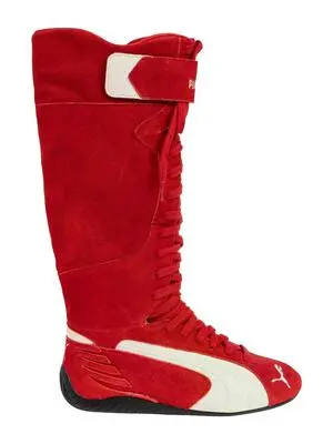 PUMA Speedcat Lace-up Knee-high Boots - Red