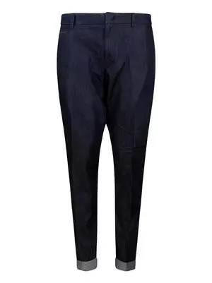 DONDUP Dark Wash Trousers - Blue