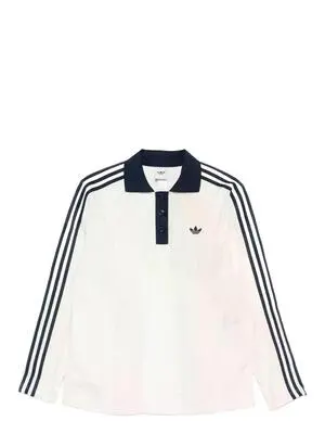 Adidas Winterised Soccer Polo Top - White