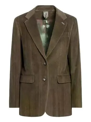MAX MARA Corduroy Single-Breasted Blazer