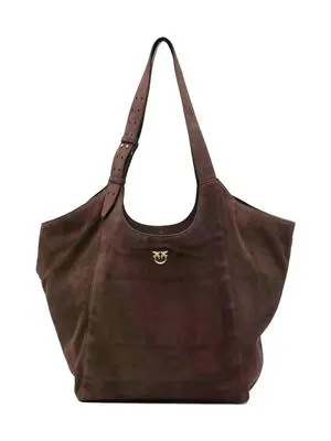 Pinko Buckle Detail Shoulder Bag - Brown