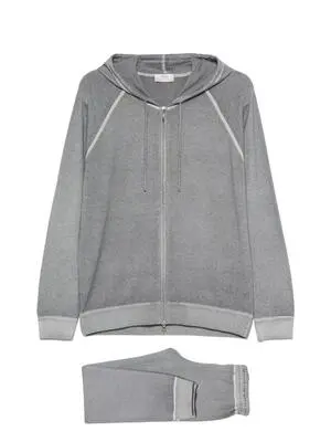 GRAN SASSO Hooded Zip-up Tracksuit - Grey