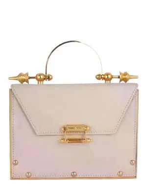 OKHTEIN Mahogany Detachable Chain Tote - Neutrals