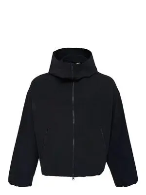 FUMITO GANRYU Zip-fastening Hooded Jacket - Black