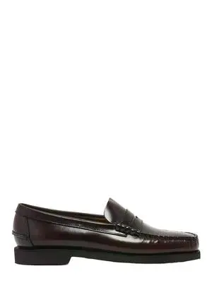 SEBAGO Leather Penny Loafers - Brown