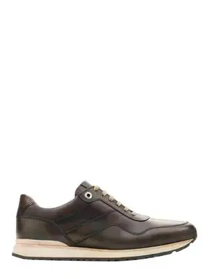 LOTTUSSE Lace-up Flat Sneakers - Brown