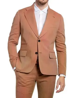 REVERES 1949 Buttoned Blazer - Orange