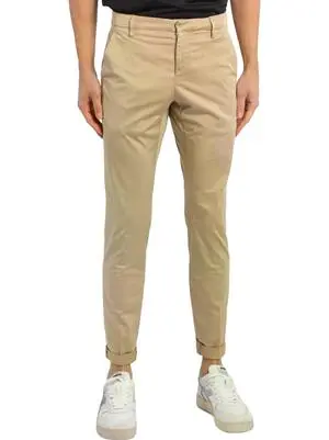 DONDUP Gaubert Cotton Chino Trousers - Neutrals