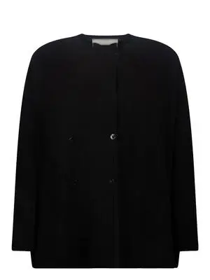 JEI-O Double-breasted Jacket - Black