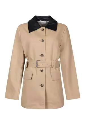 SELECTED Belted Collar Jacket