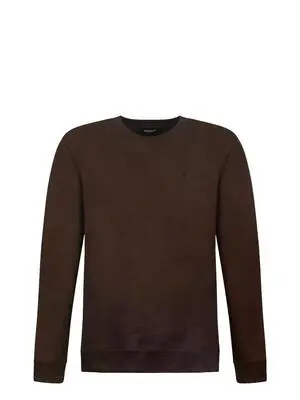 DONDUP Embroidered Logo Cotton Sweatshirt - Brown