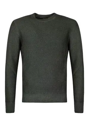 Tagliatore Round-neck Sweater - Green