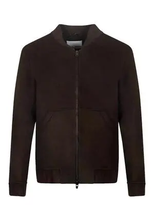 PARK PLACE Zip-up Jacket - Brown