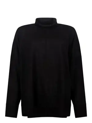 JEI-O Roll-neck Sweater - Black