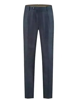 BERWICH Checked Trousers - Blue