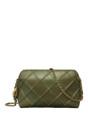 Tory Burch Fleming Soft Quilted Mini Bag - Green