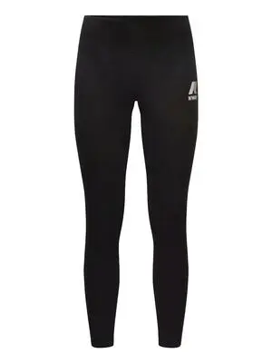 K-WAY Logo-detailing Leggings - Black
