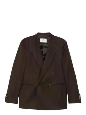 MANUEL RITZ Double-breasted Blazer - Brown