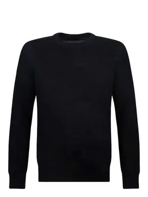 GRAN SASSO Crewneck Ribbed Sweater - Blue
