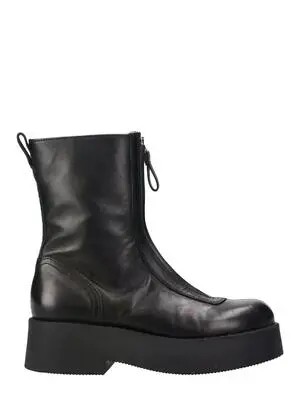 Premiata Platform Zip Boots - Black