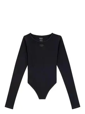 DIESEL® Angelica-utlt Long-sleeve Bodysuit - Black