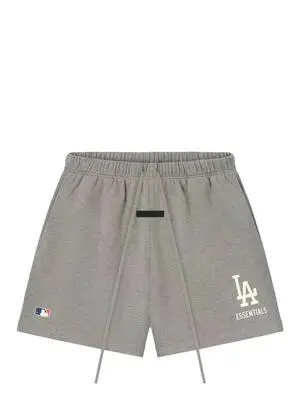 Fear Of God Mlb Dodgers Logo Shorts - Grey