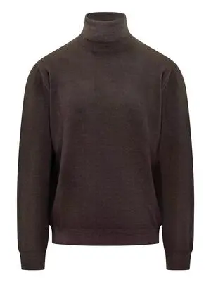 FILIPPO DE LAURENTIIS Dolcevita Roll-neck Sweater - Brown