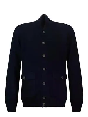 GRAN SASSO Button Pocket Jacket - Blue