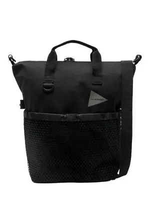 AND WANDER Pe/co 2-way Tote Bag - Black