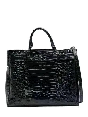 ICEBERG Crocodile-Effect Tote Bag