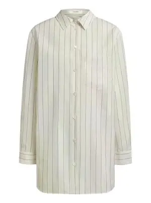 12 STOREEZ Striped Shirt Neutrals