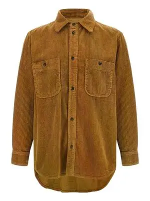 MARANT Nario Corduroy-effect Shirt - Brown