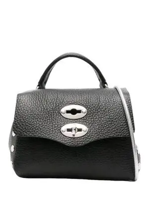 ZANELLATO Studded Top-handle Tote Bag - Black