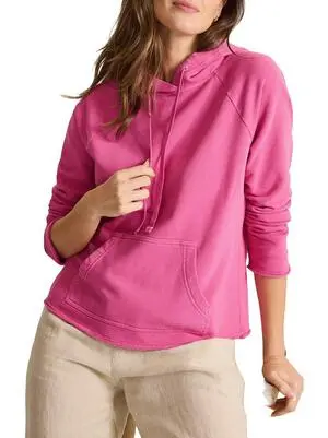 Tommy Bahama Marina Del Mar Raw Edge Hoodie - Very Berry