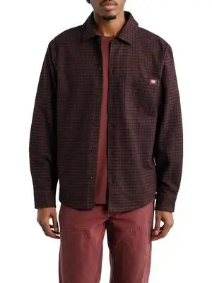 Dickies Hendersonville Classic Fit Check Brushed Cotton Button-up Shirt - Andorra