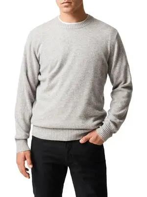 Rodd & Gunn Stewart Island Wool & Cashmere Crewneck Sweater - Slate