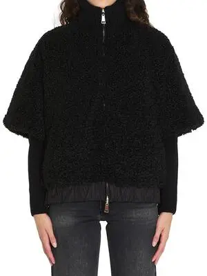 Moncler Reversible Cape - Black