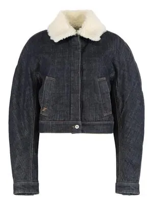 Jacquemus Jacquemus Aviator Denim Jacket Navy