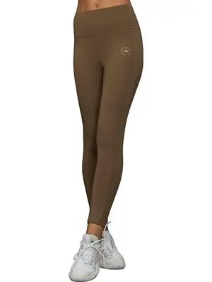 Adidas By Stella McCartney Asmc Truestrength Yoga 7/8 Leggings - Brown Moss