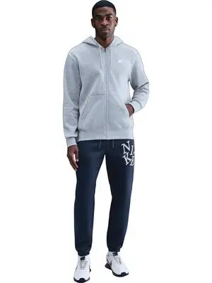 Nike Sportswear Club Cuffed Fleece Jogger Pants - Blue