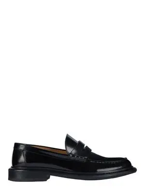 Givenchy Gent Loafers In Brushed Leather - Black
