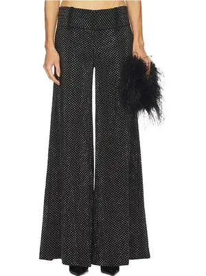 Alice + Olivia Olivia Wide Leg Flare Pant - Black