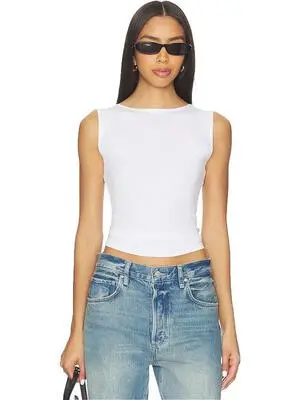 EB DENIM South Beverly Tank Top - White