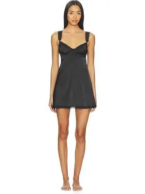 KAT THE LABEL Celeste Slip - Black